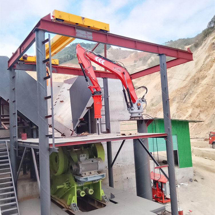 Hydraulic Rock Breaker Boom System With Hydraulic Hammer - Buy ...